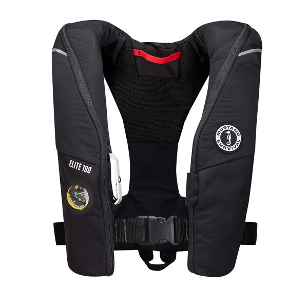 Mustang Elite 190 Offshore Inflatable PFD | All Hands Public Safety