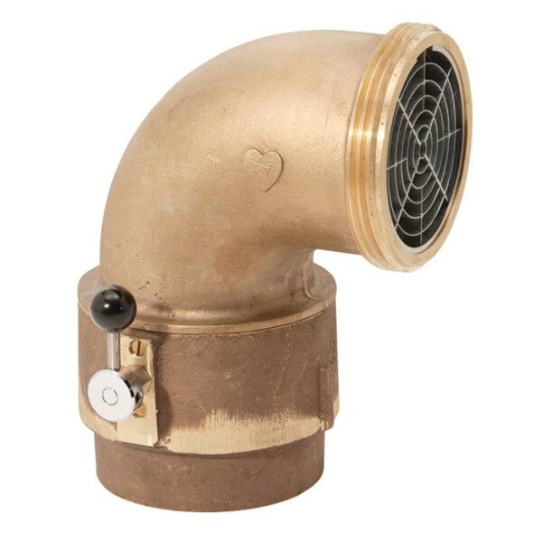 Elkhart 348 4.0" Cast Brass Swivel Elbow with Strainer | All Hands ...