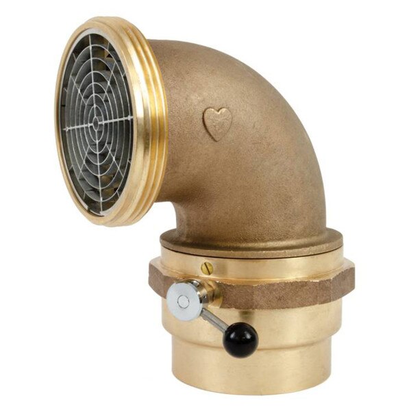 Elkhart 348 5.0" Cast Brass Swivel Elbow with Strainer | All Hands ...