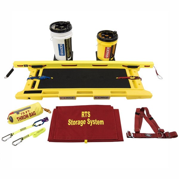 Ice Rescue Systems Rapid Transport Extrication Sled Kit 4