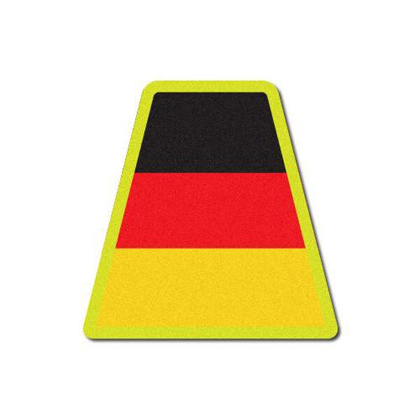 Reflective German Flag Decal