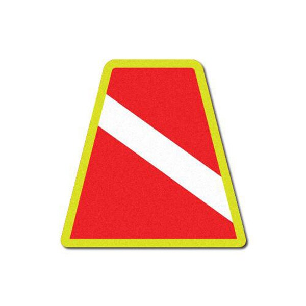 Reflective Dive Flag Decal