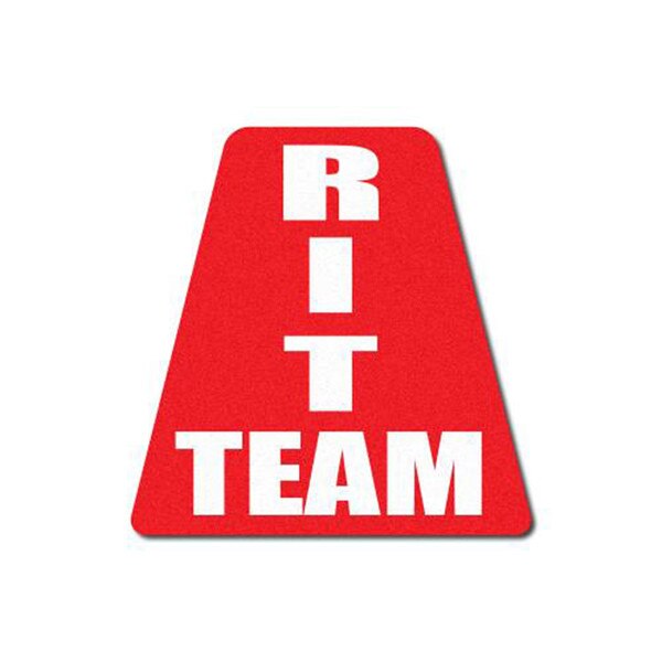 Red Reflective RIT Team Decal