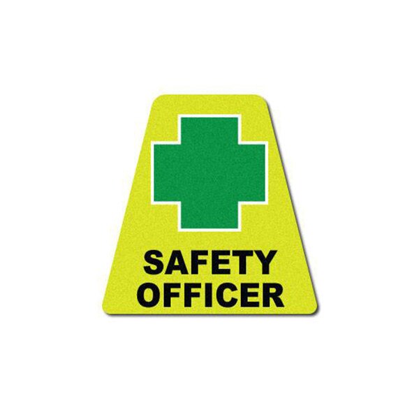 Reflective Yellow Safety Officer Decal