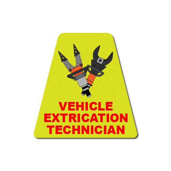Reflective Vehicle Extrication Technician Decal