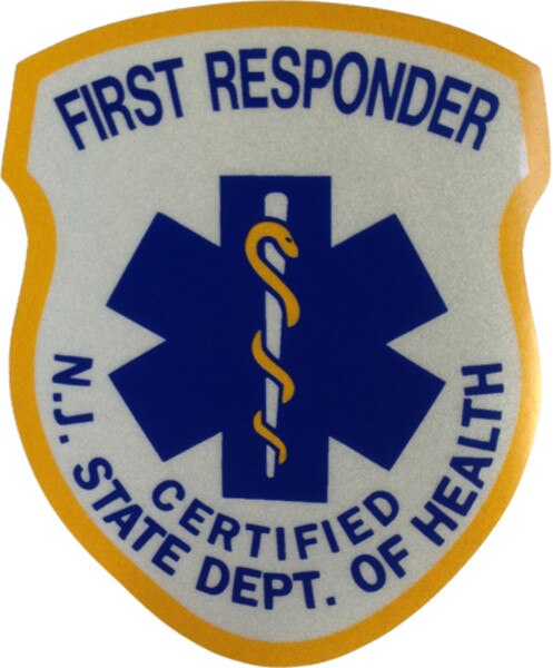 First Responder (NJ) Decal 4"
