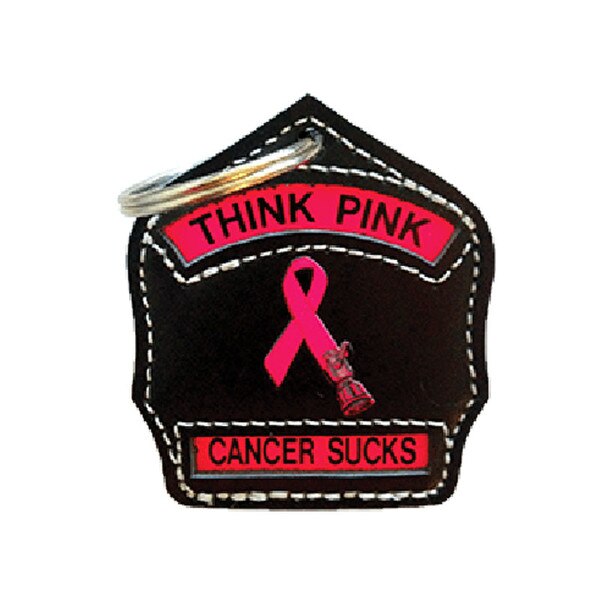 Paul Conway Shields Think Pink Cancer Fighter Mini Shield Key Chain