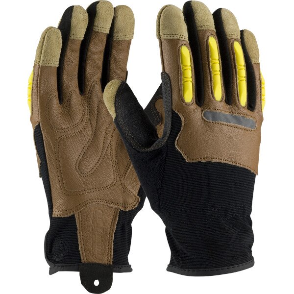 PIP Goatskin Leather Palm Glove with Finger Impact Protection | All ...