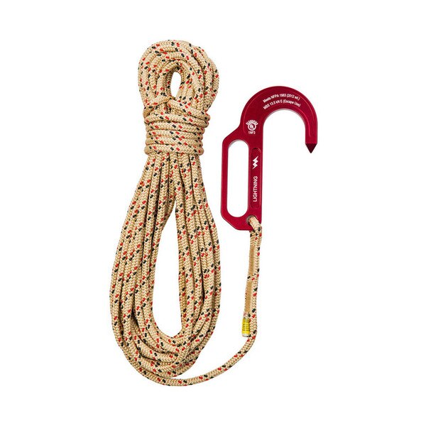 Sterling EscapeTech 50' Rope with Lightning Hook